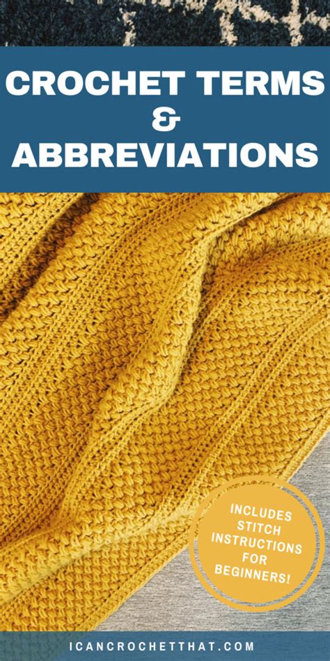 Your Essential Guide To Crochet Terms And Abbreviations