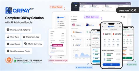 Qrpay Pro Complete Qrpay Solution With All Add Ons Bundle Php Script Bliter Gpl