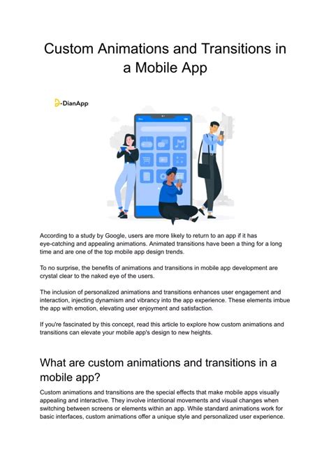 ppt animations and transitions in a mobile app powerpoint