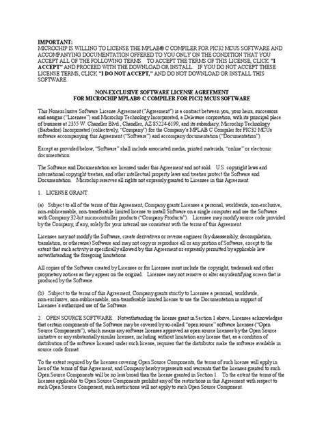 Mplab C32 Compiler License Pdf License Tort