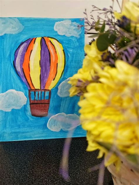 Воздушный шар гуашью в 2024 г Воздушный шар Рисунки Рисунок