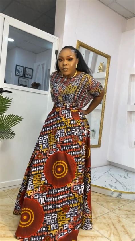 How To Tie This Beautiful Dress With African Print Fabric African