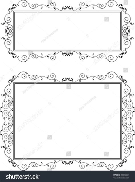 Border Frame Design Stock Vector Royalty Free