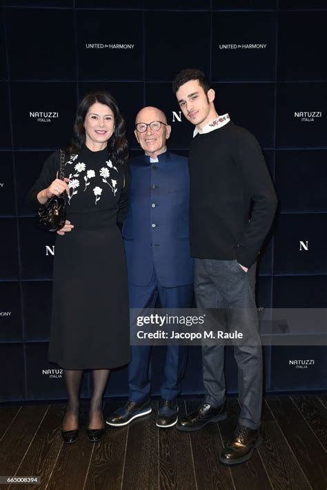 Antonisa Perrone Pasquale Natuzzi And Marco Natuzzi Attend Natuzzi