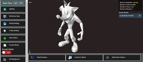three js model viewer aj code