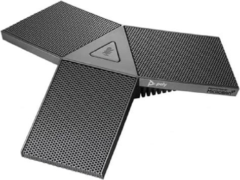 Poly Table Expansion Microphone Contains Mic Array With Mute Button And A 76m25