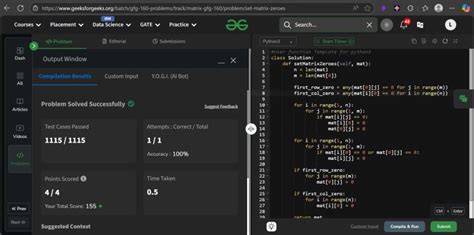 Gfg160 Gfg160 Geeksstreak2025 Geeksforgeeks Lakshya Kukreja