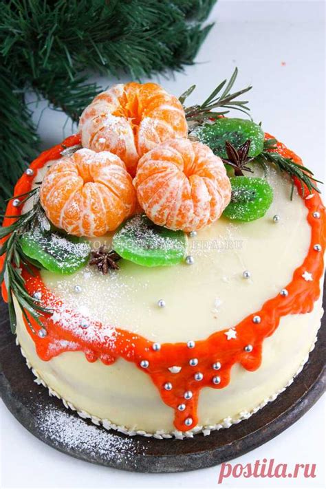 ღМандариновый торт на Новый год ღТорты Пирожные Рулетыღ🍰 Постила
