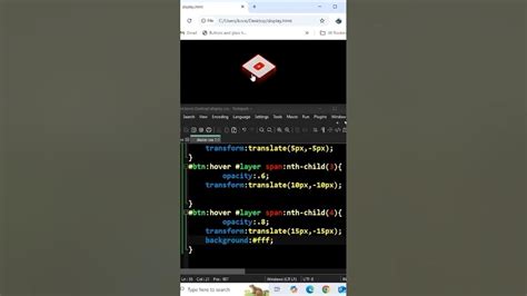 3d Social Icon In Css Youtube