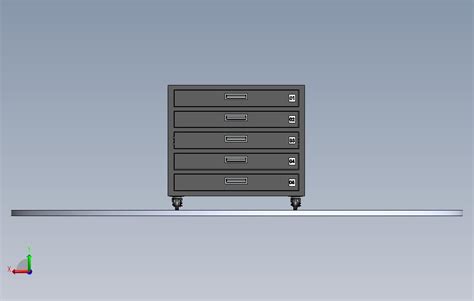 样品展示架抽屉柜 SOLIDWORKS 2013 模型图纸免费下载 懒石网