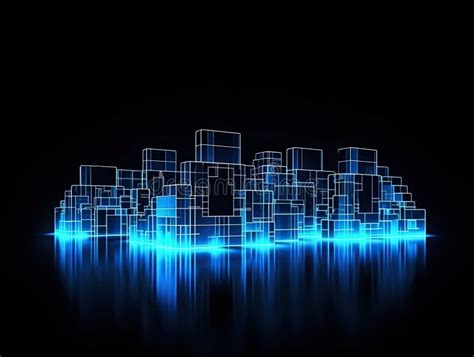 Smart City Or Digital Cityscape It Or Internet Of Things Cloud