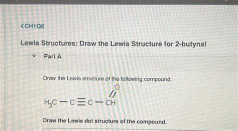 Solved Lewis Structures Draw The Lewis Structure For Chegg Com