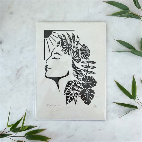 Hopeful Art Print A4 Wall Art Original Art Courage Strength Hope