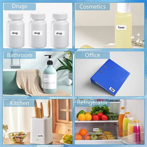 Buy D Label Makers Label Maker Machine With Tape Sticker Maker Label Printer White