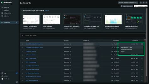 Create Custom Data Visualizations With Dashboards New Relic Documentation