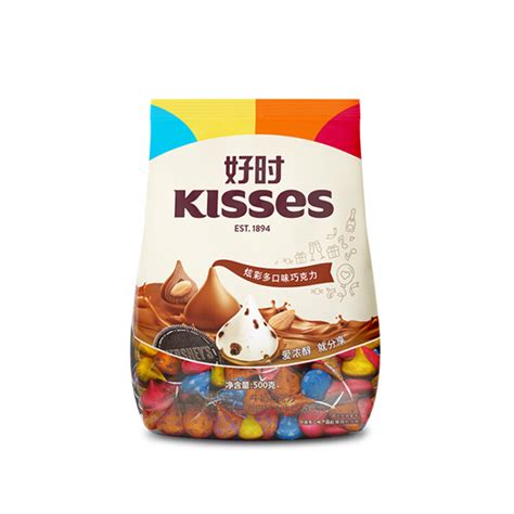 好时之吻 Kisses 眩彩 多口味糖果巧克力 婚庆喜糖 零食 500g 商品详情 菜管家