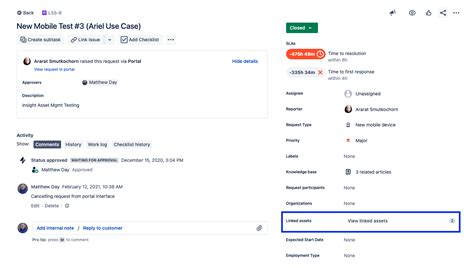 Insight Objects Connected Jira Issues