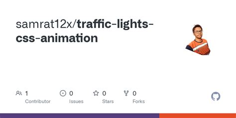 github samrat12x traffic lights css animation