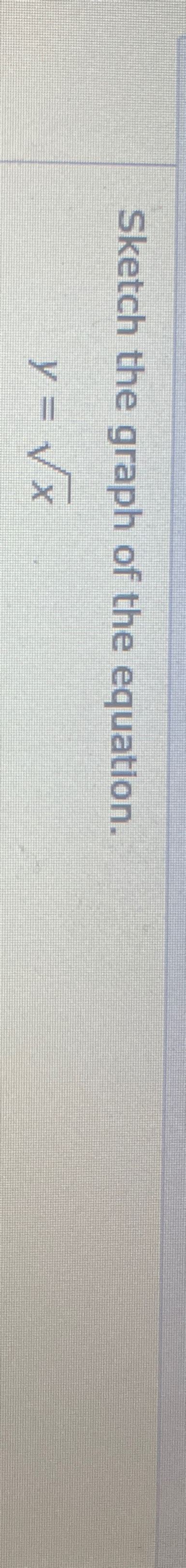 Solved Sketch The Graph Of The Equation Y X2