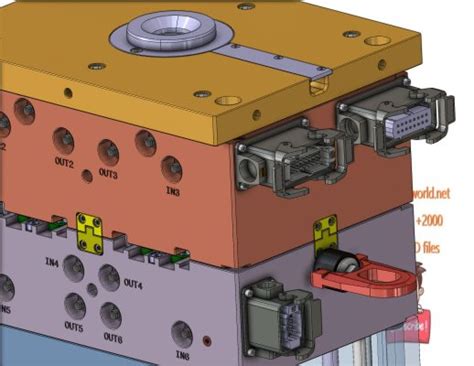 Industrial 3d Model Injection Mold Machine World