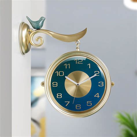 Бесшумные настенные часы для гостиной в европейском стиле купить по низкой цене в интернет