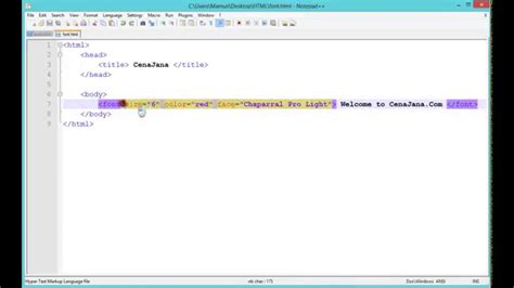Html Bangla Tutorials Lession 6 Fonts Youtube