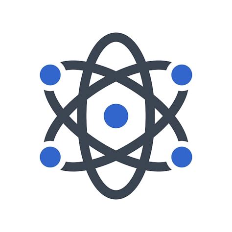Premium Vector Atom Science Icon