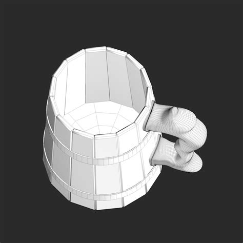 나무 맥주 잔 3d 모델 9 Unknown 3ds C4d Dae Dxf Fbx Obj Wrl Free3d