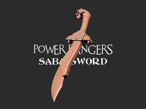Stl File Power Rangers Saba Sword 3d Print Model 🗡️ Obj・3d Printing