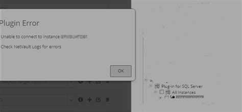 Unable To Connect To Instance After Fresh Install Or Upgrade To Sql Server Plugin To 122012