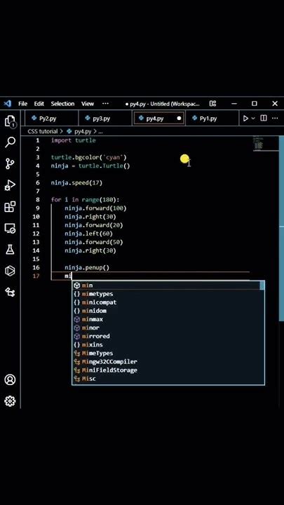 Magic Happens 😅 Animation Using Python Turtle 🐢 Shorts Coding