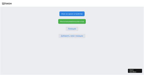 Mini App Codesandbox