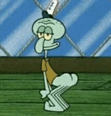 Squidward Twerk Gif Leri Tenor