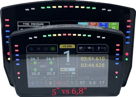 68 Sim Racing Dash Display Ddu 107 28leds Fanatec Simucube Etsy