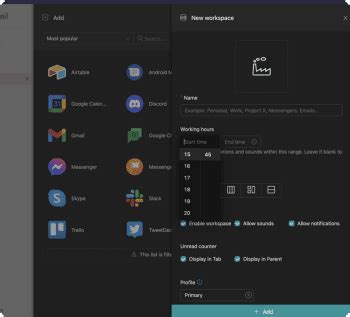 Focus Mode Rambox Workspace Simplifier