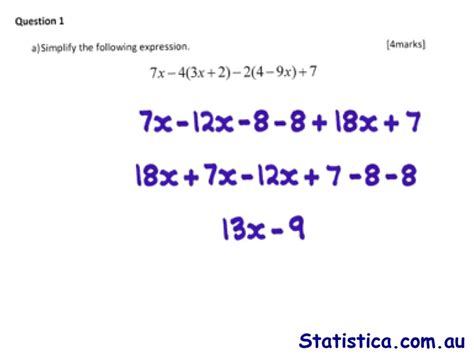 Simplifying Expressions Examples