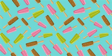 아이스크림 초콜릿 과일 여름 패턴 추위 냉동 주스 베리 과일 얼음 음식 컬러 일러스트 멋진 디저트 반복되는 배경 개체 그룹에 대한 스톡 벡터 아트 및 기타 이미지 Istock