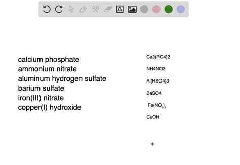 SOLVED Write The Formula For Each Of The Following Compounds That Contain Polyatomic Ions Be