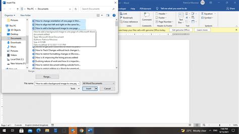 How To Combine Multiple Word Documents Into One Pdf Simul Docs