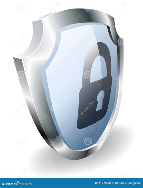 Padlock Shield Security Concept Stock Vector Illustration Of Concept Internet 21276034