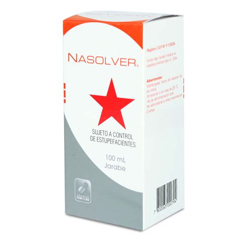 Nasolver Codeina 30 Mg5ml Jarabe 100 Ml Cruz Verde