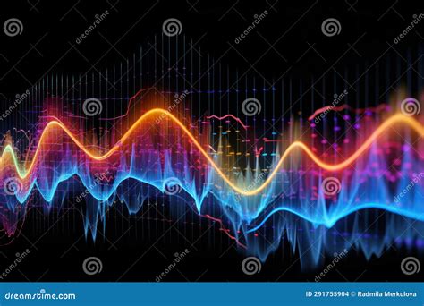 Electroencephalogram Eeg Brain Activity In A Person During Concentration Stock Illustration