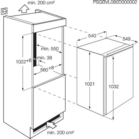 Фризер за вграждане 98л Aeg Abe810f6nf ТЕХНОХИТ Бяла техника черна техника уреди за