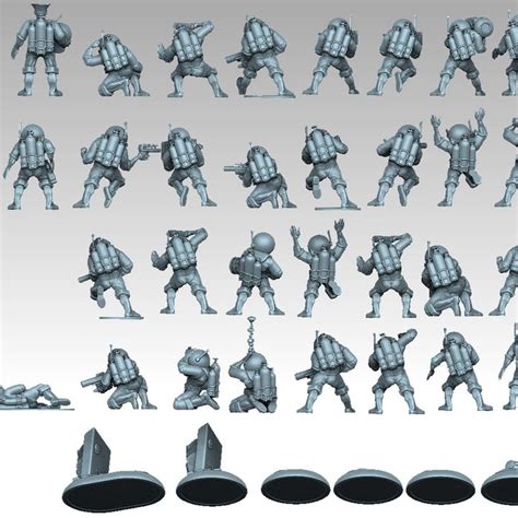 3d Printable Xcom Terror From The Deep Aquanauts By Sharedog Miniatures 3d Printable Xcom Terror From The Deep Aquanauts By Sharedog Miniatures