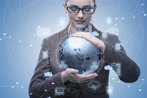 Cloud Computing In Technology Concept Stock Image Image Of Cloud Concept