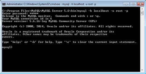 Mysql How To Connect To Mysql Server On Command Prompt Sql Authority With Pinal Dave
