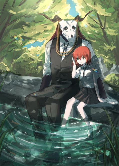Hatori Chise And Elias Ainsworth Mahou Tsukai No Yome Drawn By Delfuze Danbooru