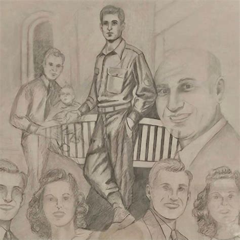 Tribute To John M Sofia Pencil Drawing Sofias Fine Art Gallery