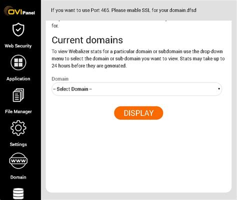 How To View Webalizer Status In HR Panel