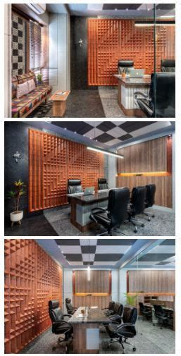 A Corporate Office Space Inspired By Clay Tile Forms Manoj Patel Design Studio Office